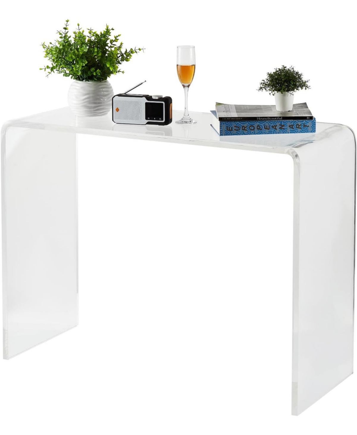 Click here for gaomon Acrylic Narrow Console Table for Entryway A... prices
