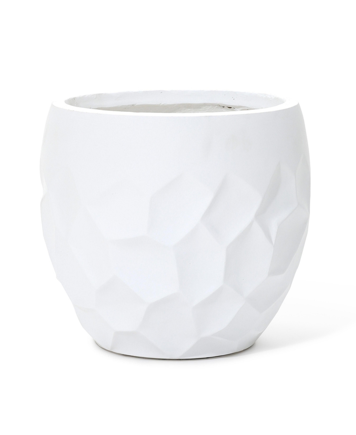Click here for LuxenHome 14.6-Inch Round White Geometric MgO Plan... prices