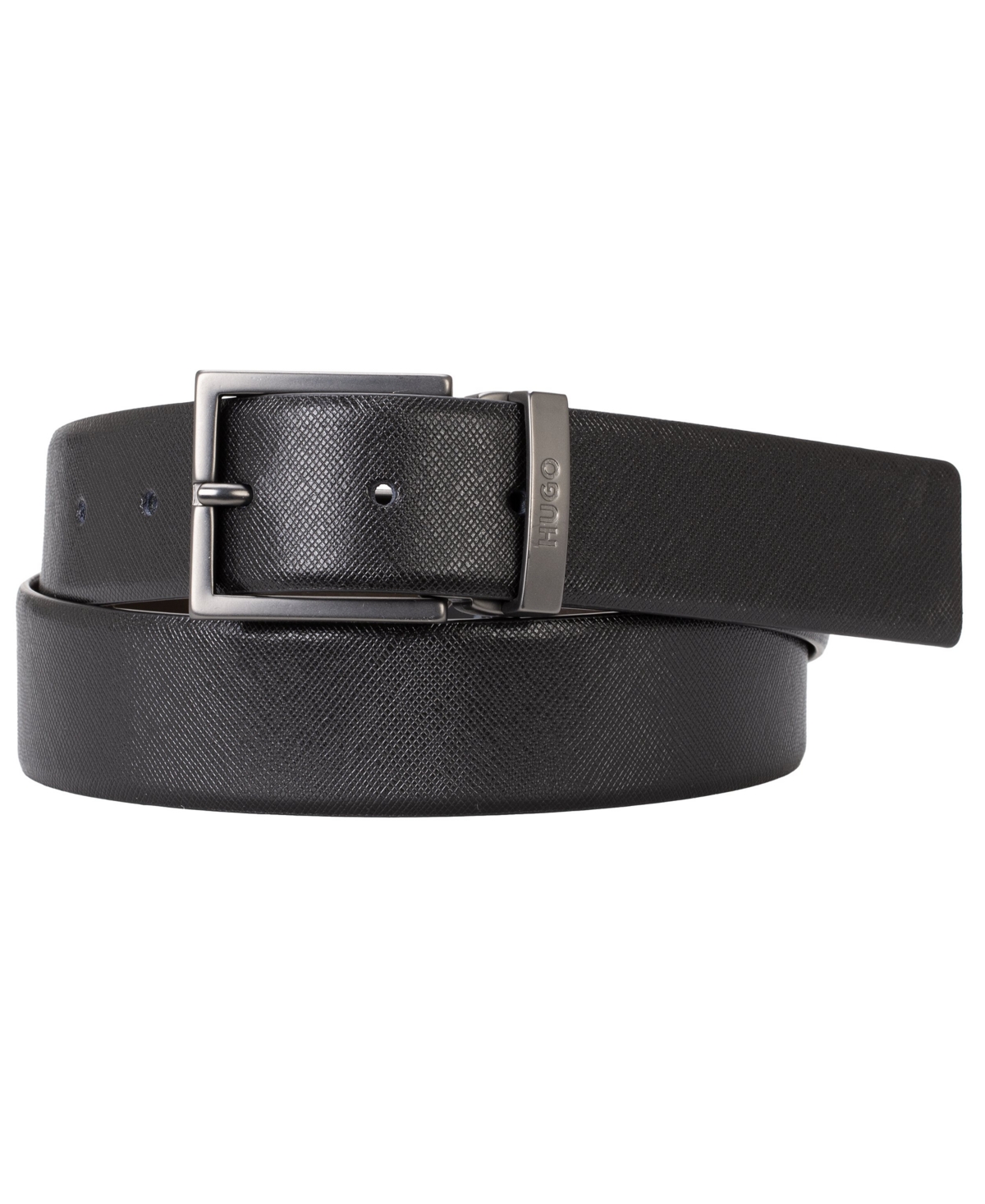 Click here for Hugo Boss Mens Luxe Reversible Leather Belt - Blac... prices