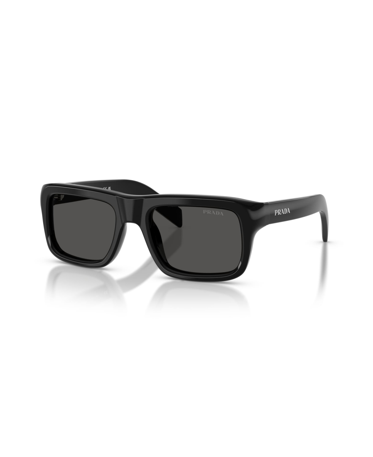 Click here for Prada Mens Rectangle Sunglasses  Pr D11S - Black prices