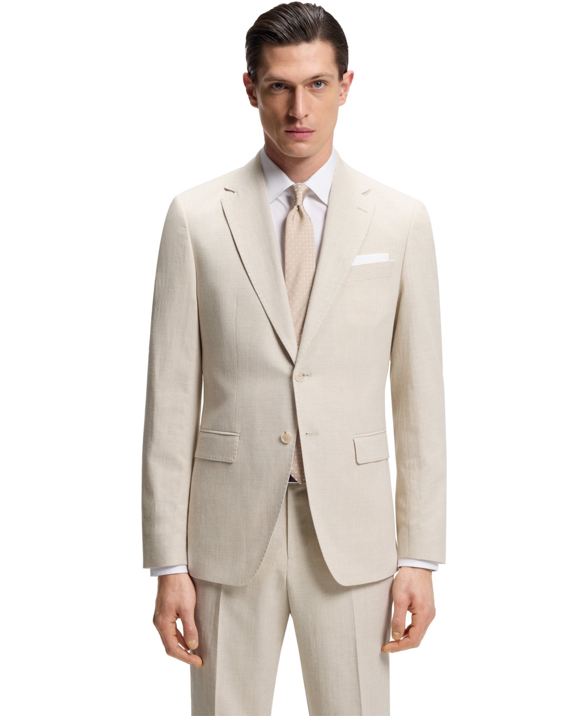 Click here for Boss by Hugo Boss Mens Micro Pattern Slim-Fit Suit... prices