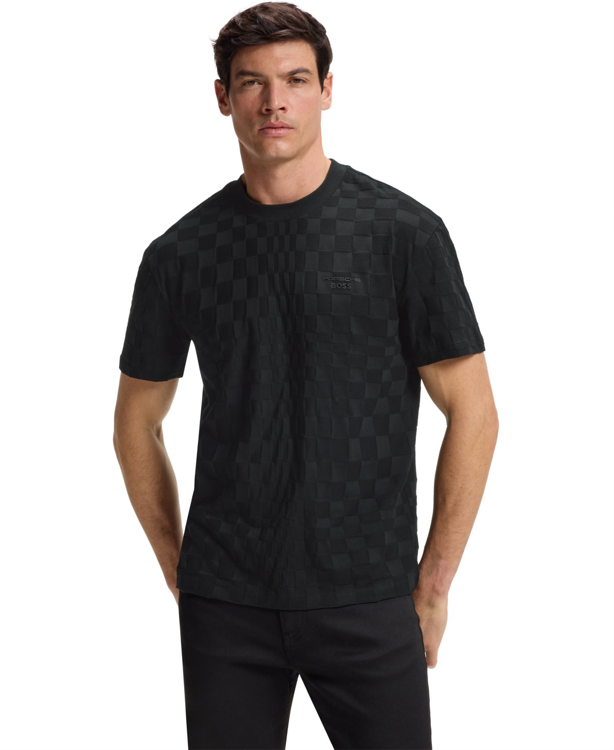 Click here for Boss by Hugo Boss x Porsche Mens Cotton Jacquard R... prices