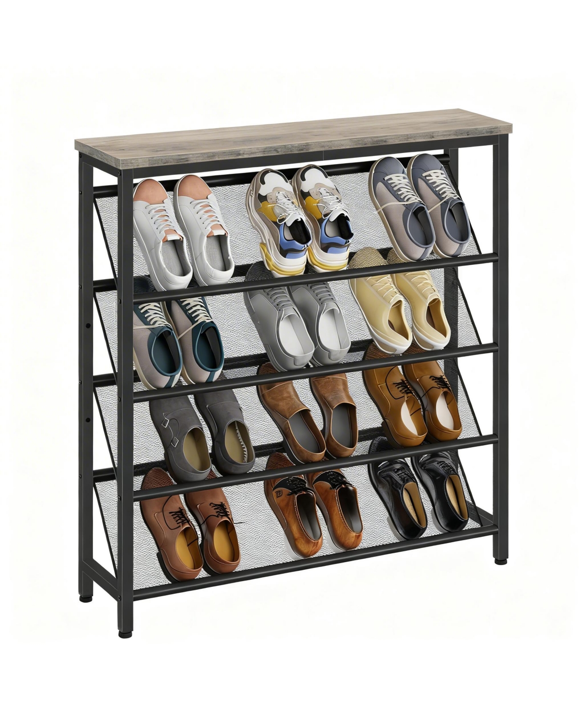 Click here for Yigii Slanted Shoe Rack for Small Spaces with Adju... prices