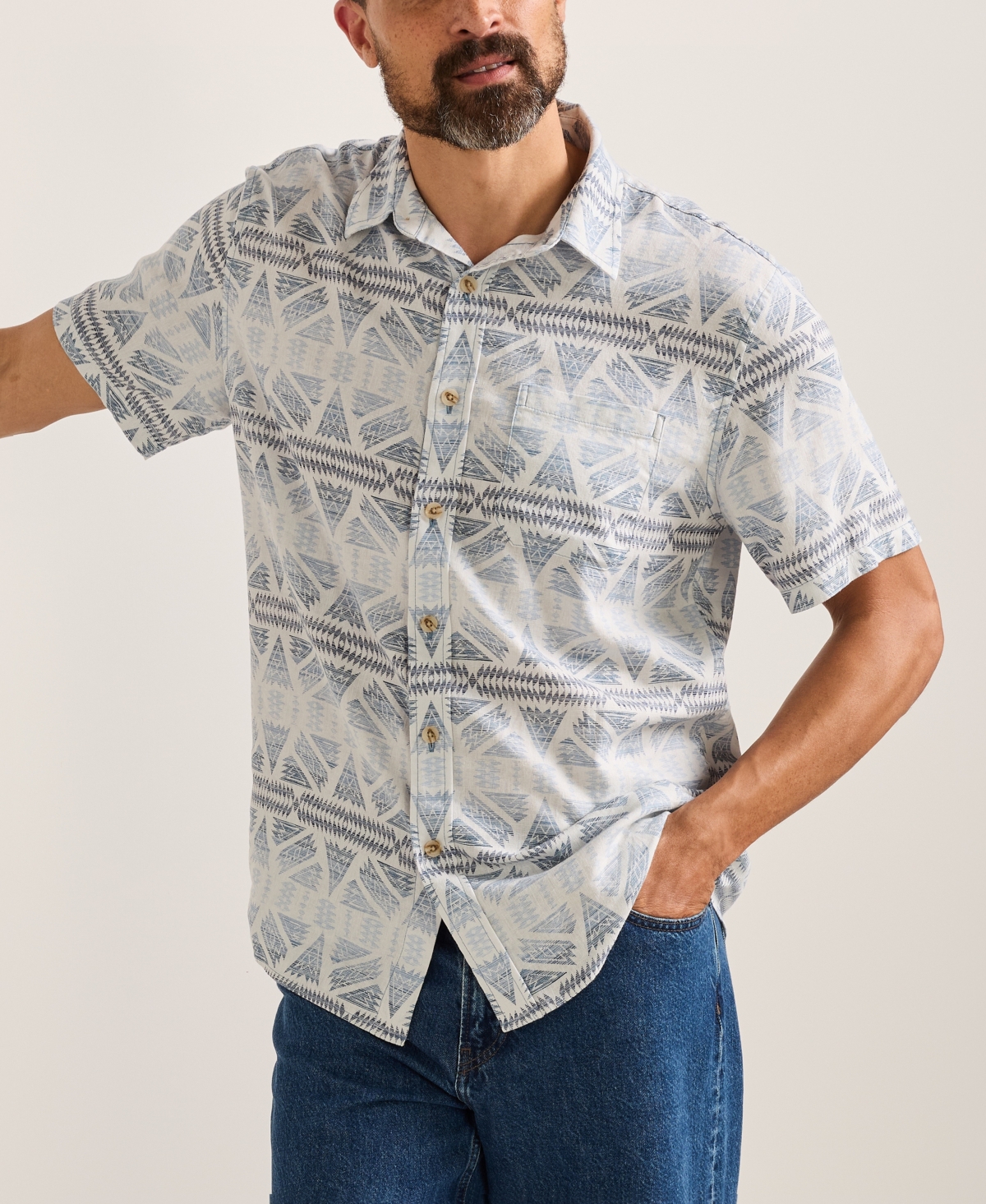 Click here for Pendleton Mens Short-Sleeve Regular-Fit Shirt - Po... prices