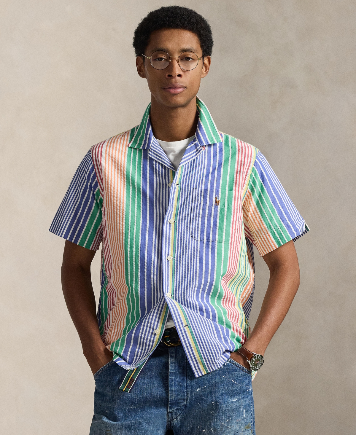 Click here for Polo Ralph Lauren Mens Rl Prepster Classic-Fit See... prices