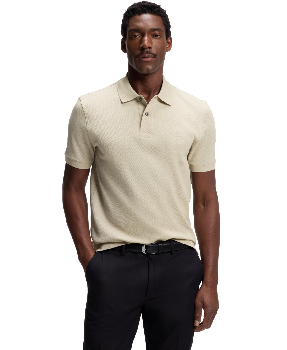 Click here for Boss by Hugo Boss Mens Cotton Pique Pallas Logo Po... prices