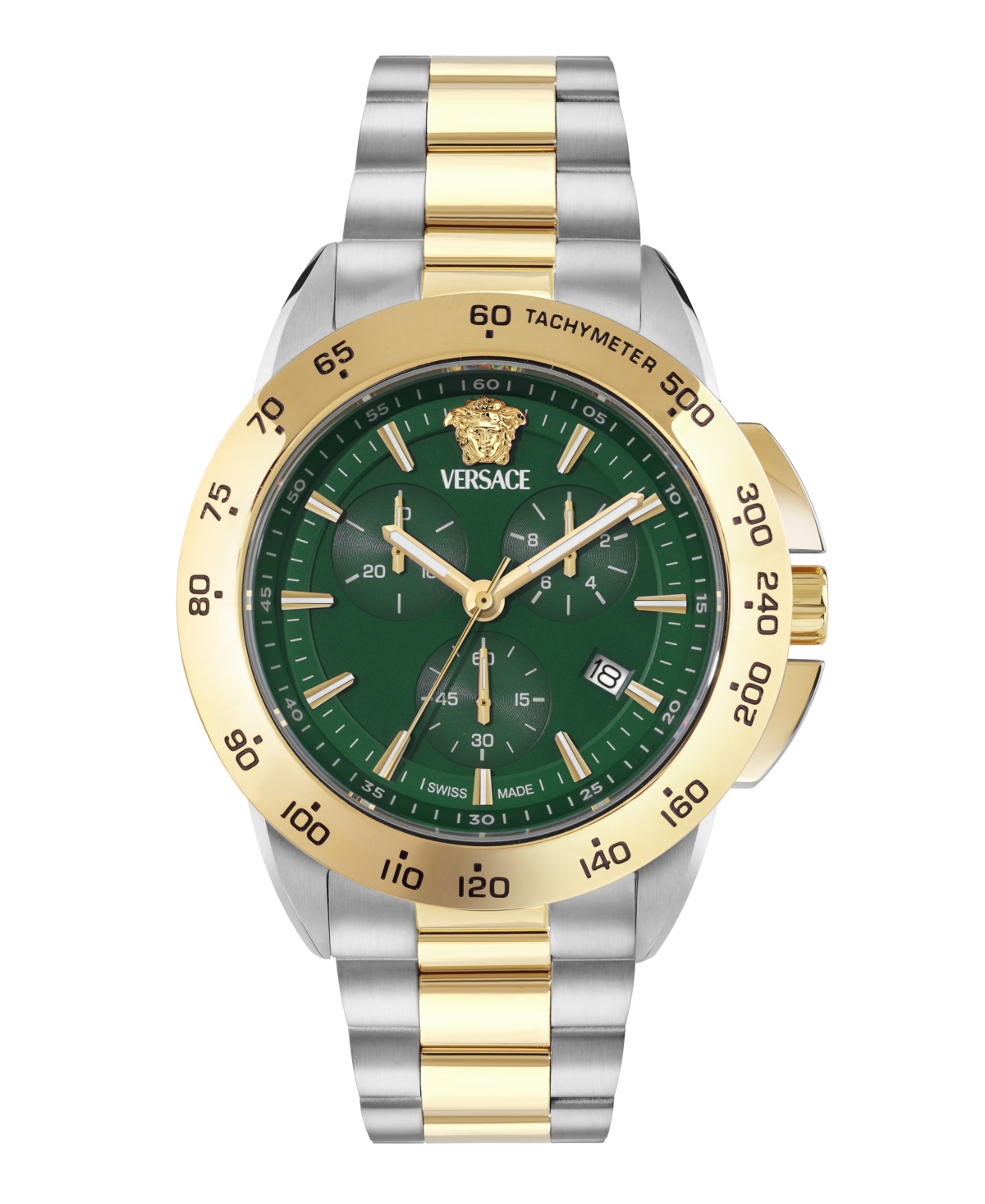 Click here for Versace Mens V-Sport Two-Tone Stainless Steel Brac... prices