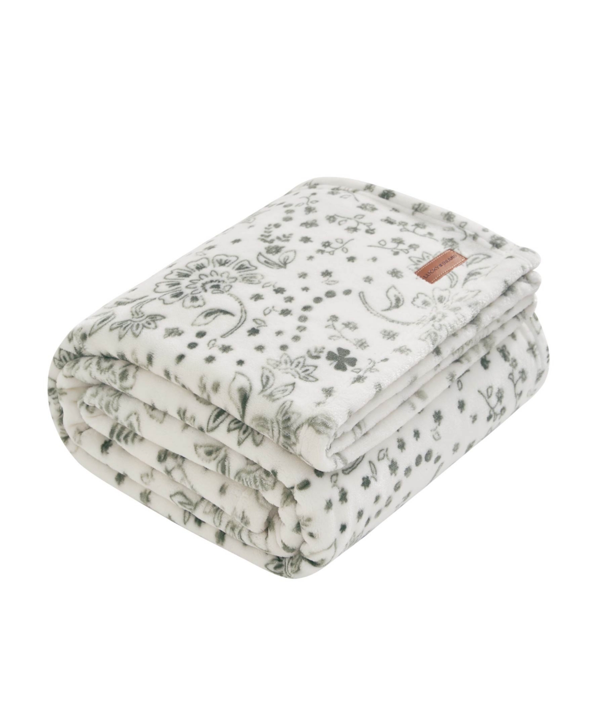 Click here for Lucky Brand Clovers Plush Throw  50 x 70 - Bandana... prices