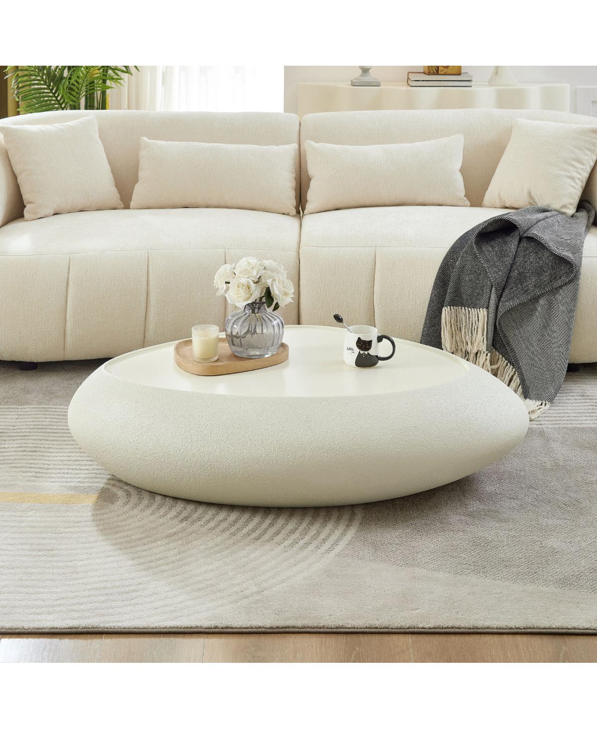 Click here for Streamdale Furniture Oval Fiberglass Coffee Table... prices