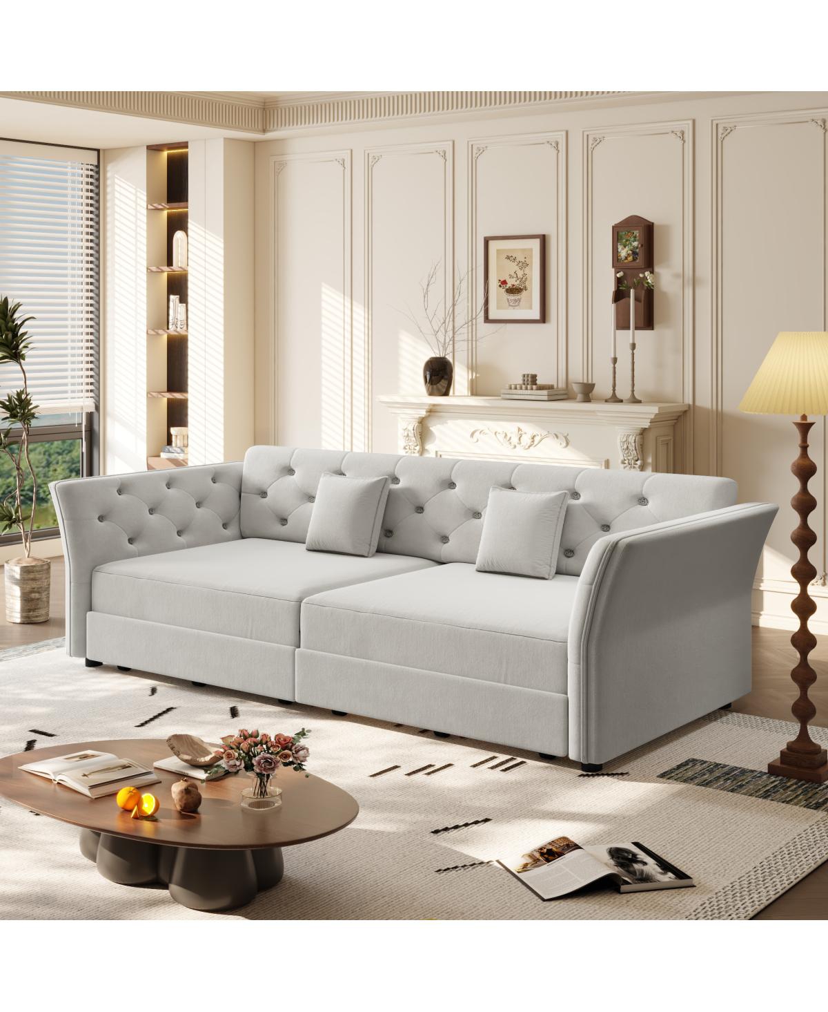 Click here for Streamdale Furniture Sofa Bed with Handmade Fabric... prices