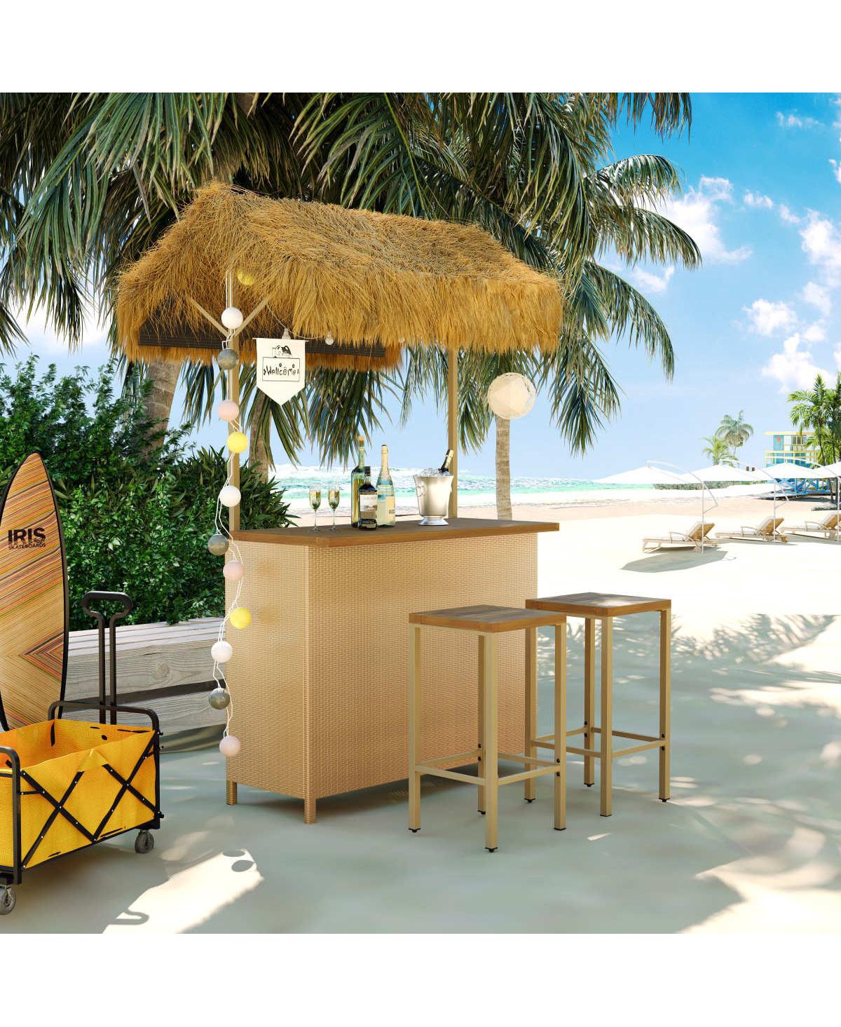 Click here for Streamdale Furniture Hawaiian-style Bar Height Pat... prices