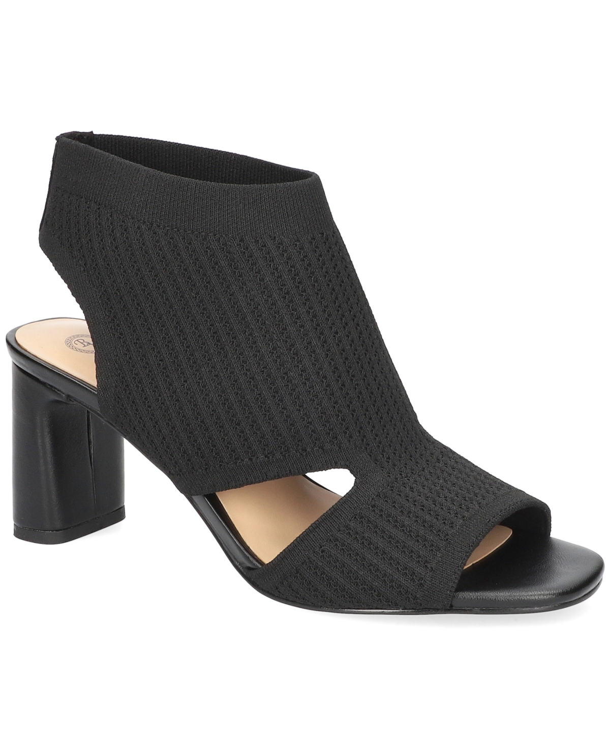 Click here for Bella Vita Womens Mira Slip-On Sandals - Black Lea... prices