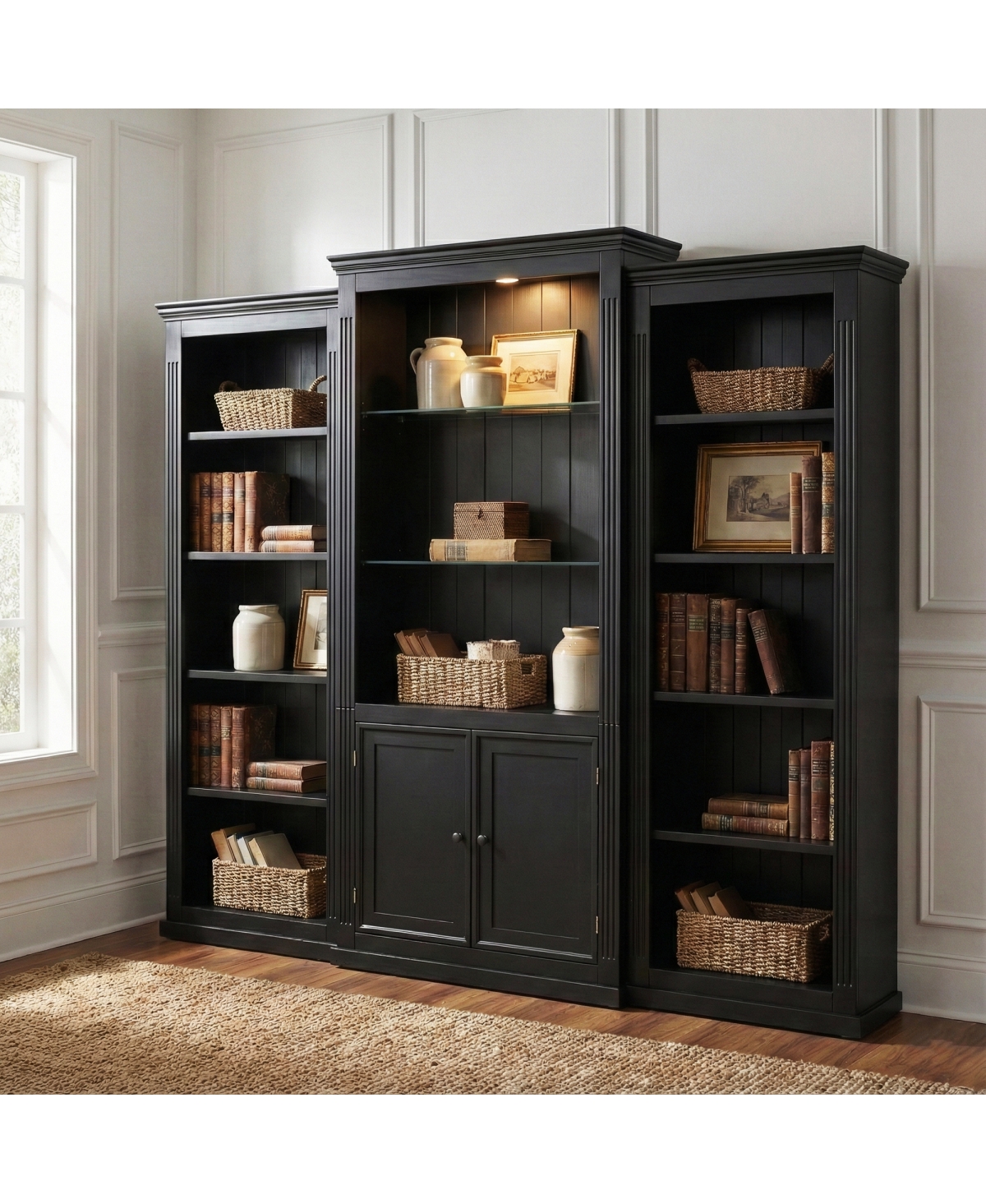 Click here for Streamdale Furniture 78.75" 3-Pc Bookcase w/... prices