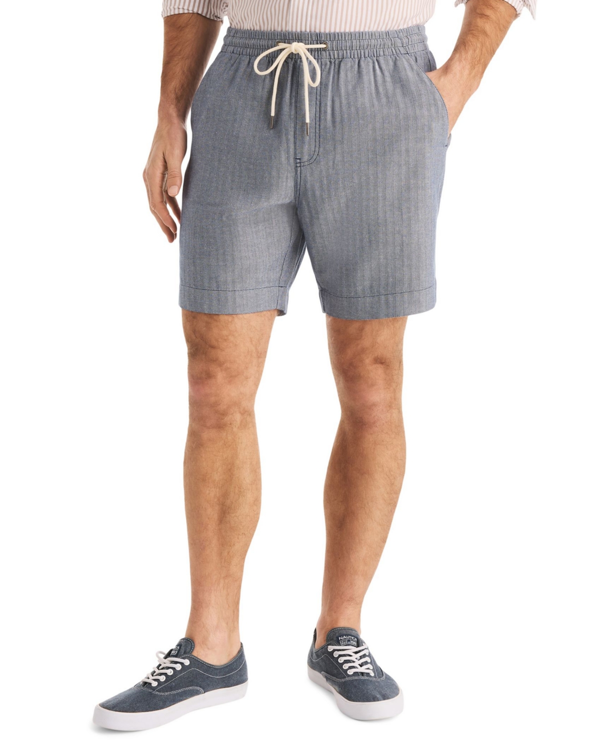 Click here for Nautica Mens Regular-Fit Shorts - Lapis Blue prices