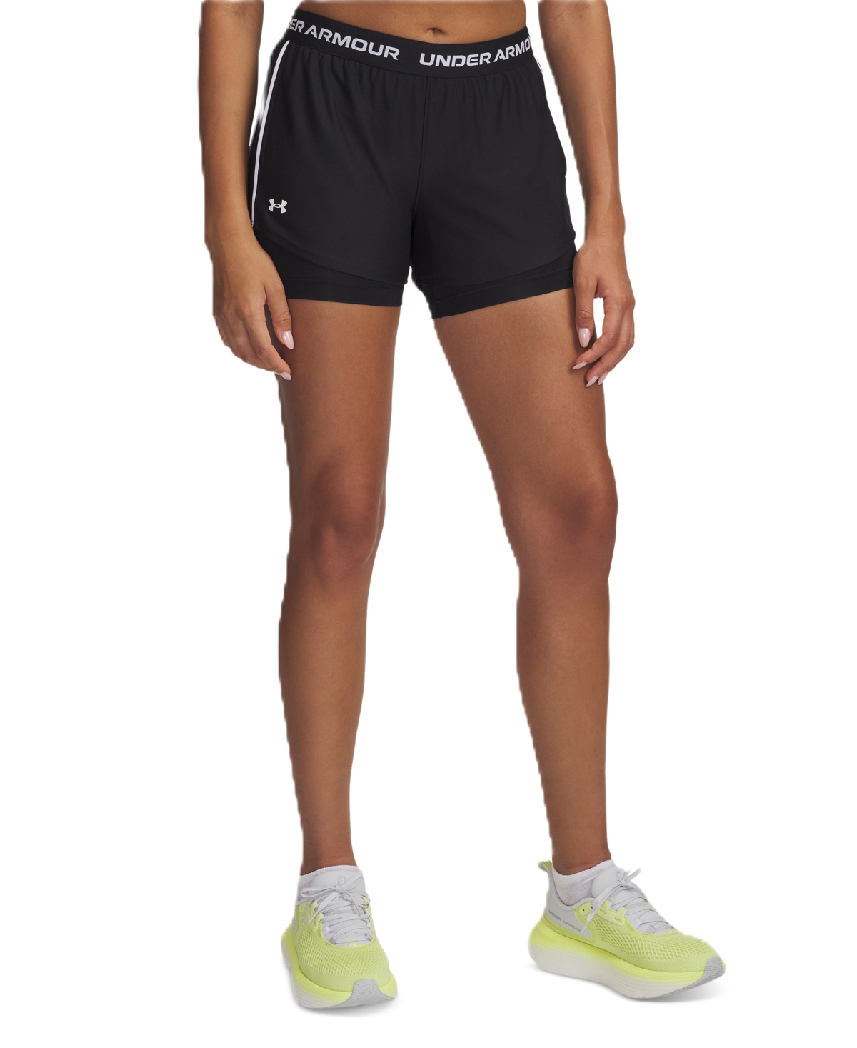 Click here for Under Armour Womens Tech Play Up 2-in-1 Shorts - B... prices
