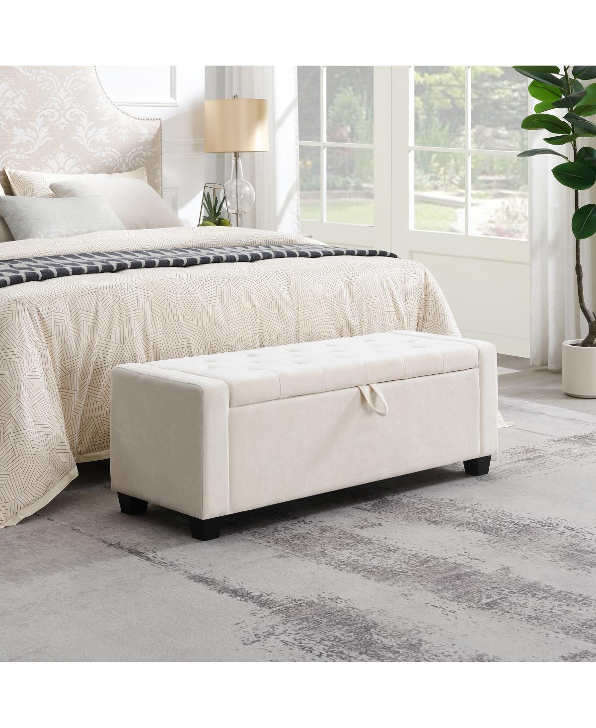Click here for Streamdale Furniture 48" Storage Ottoman Benc... prices