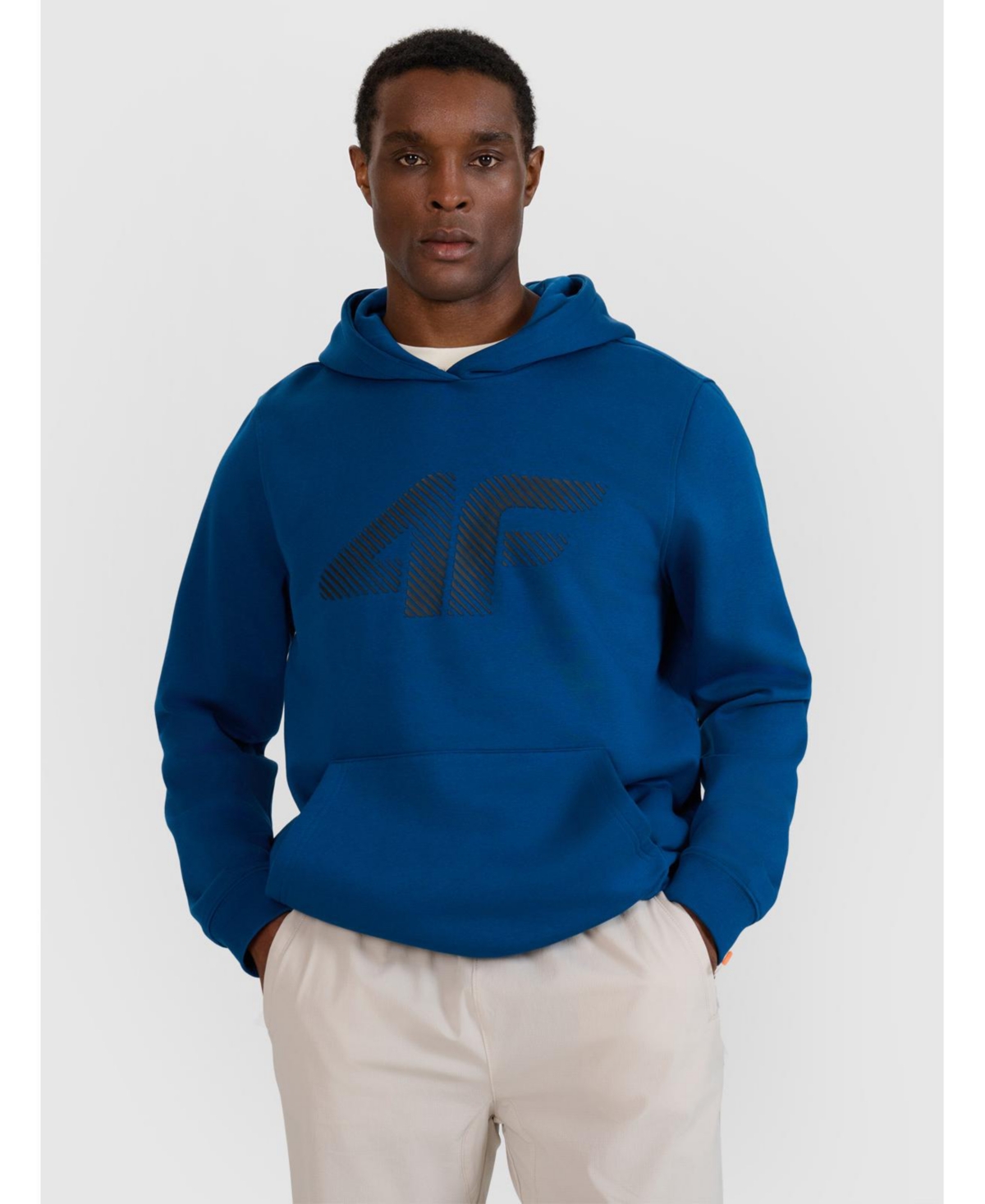 Click here for 4F Mens Non-Zip Hooded Sweatshirt - Teal prices