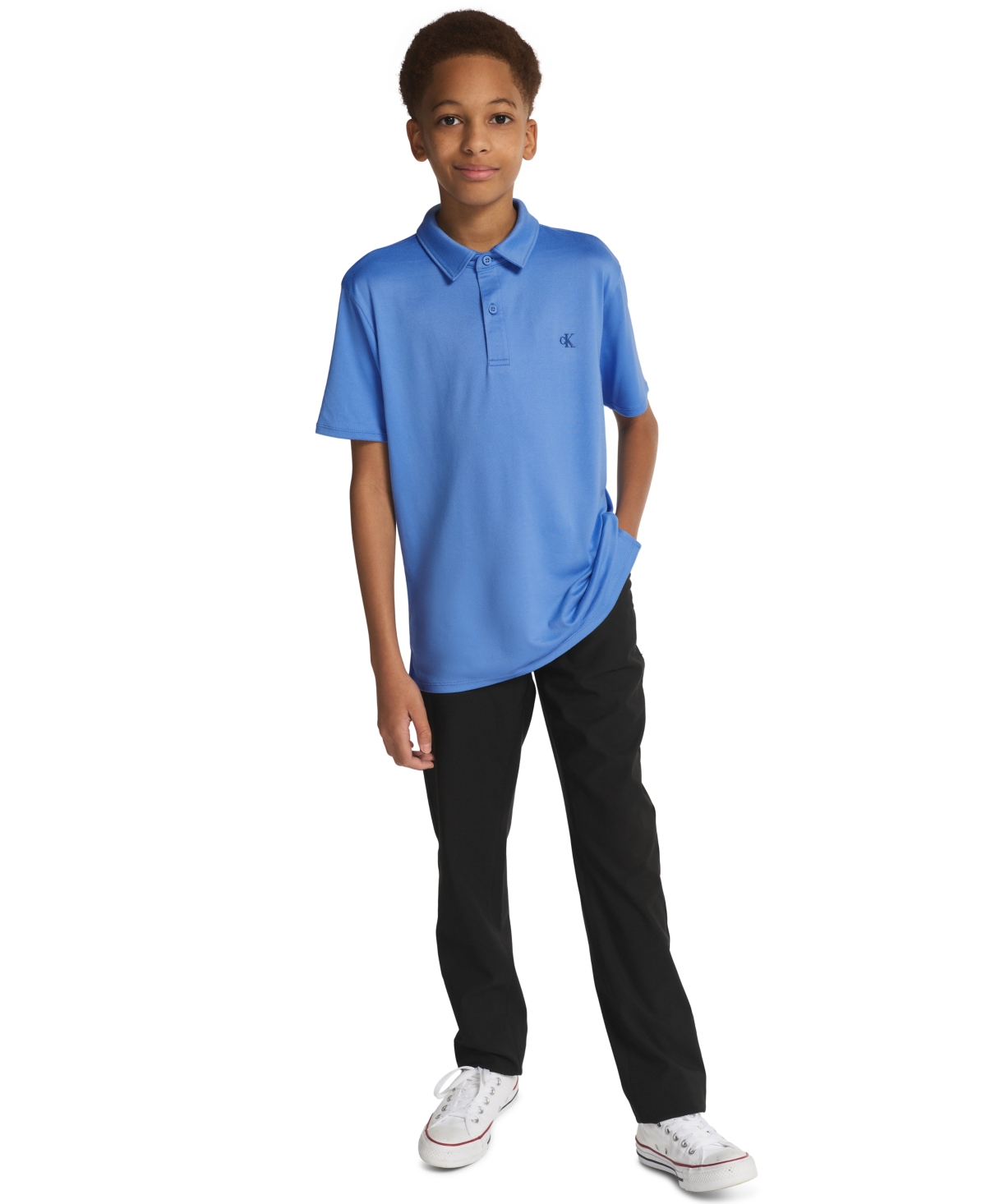 Click here for Calvin Klein Boys 8-20 Slim Flex Five Pocket Pants... prices