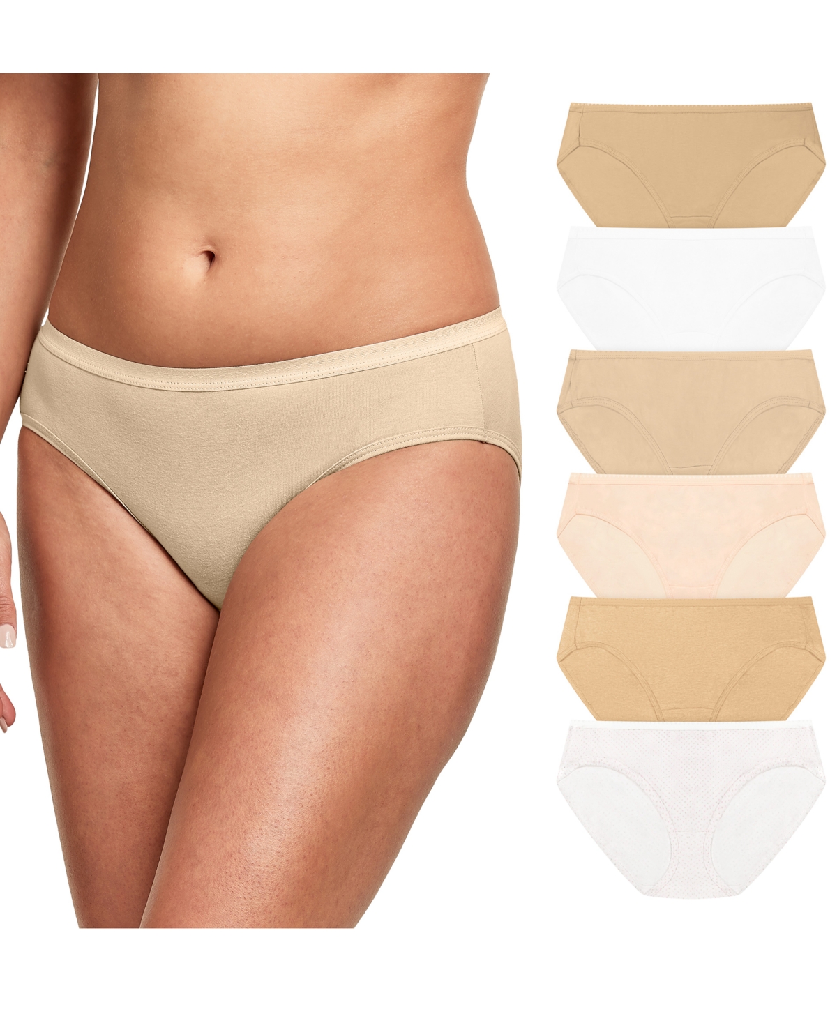 Click here for Hanes Womens 6-Pk. Ultimate Breathable Hipster Und... prices