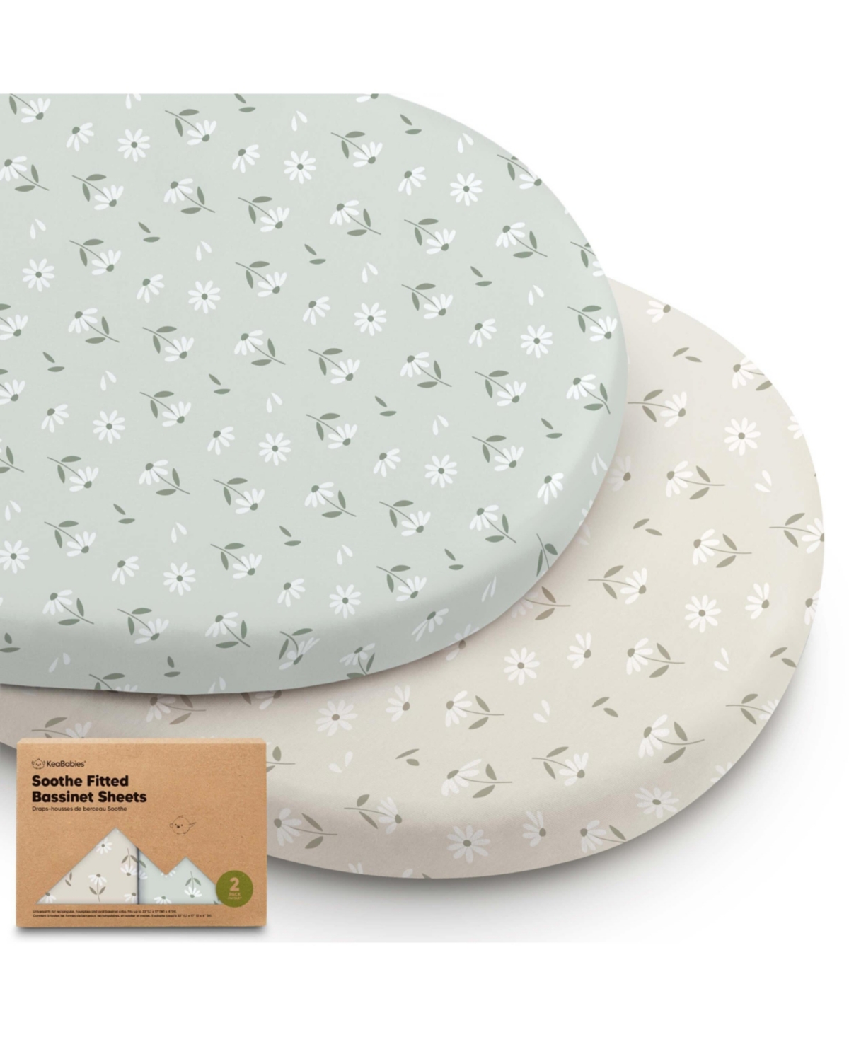 Click here for KeaBabies Bassinet Sheet for Baby Girls  Boys  2-P... prices