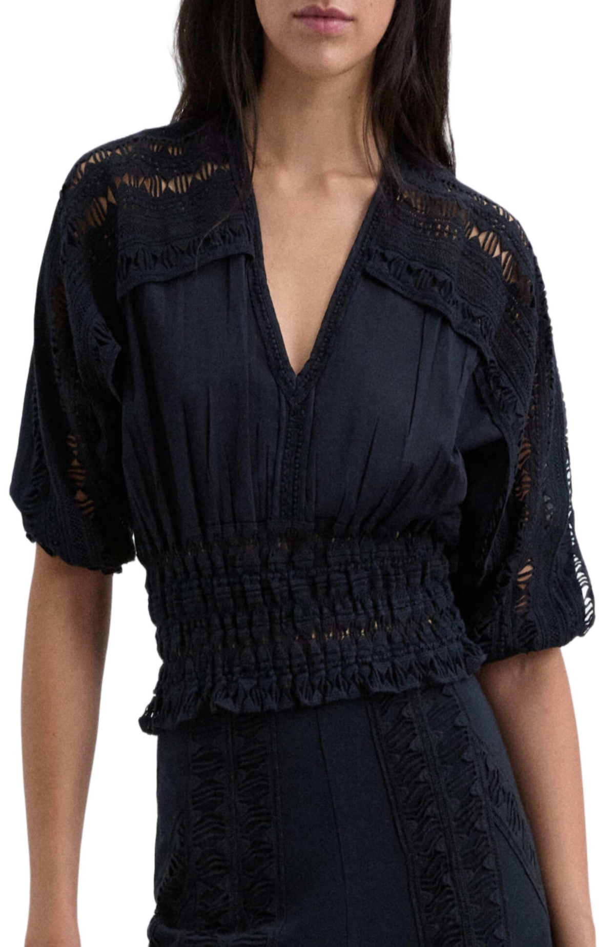 Click here for Scalpers Womens Lace Summer Top - Black prices