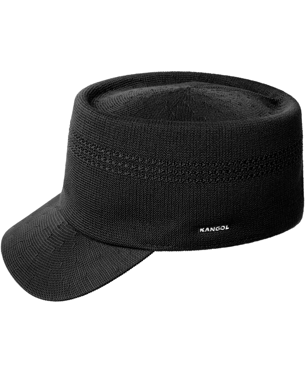 Click here for Kangol Mens Tropic Ventair Hardee Cap - Black prices
