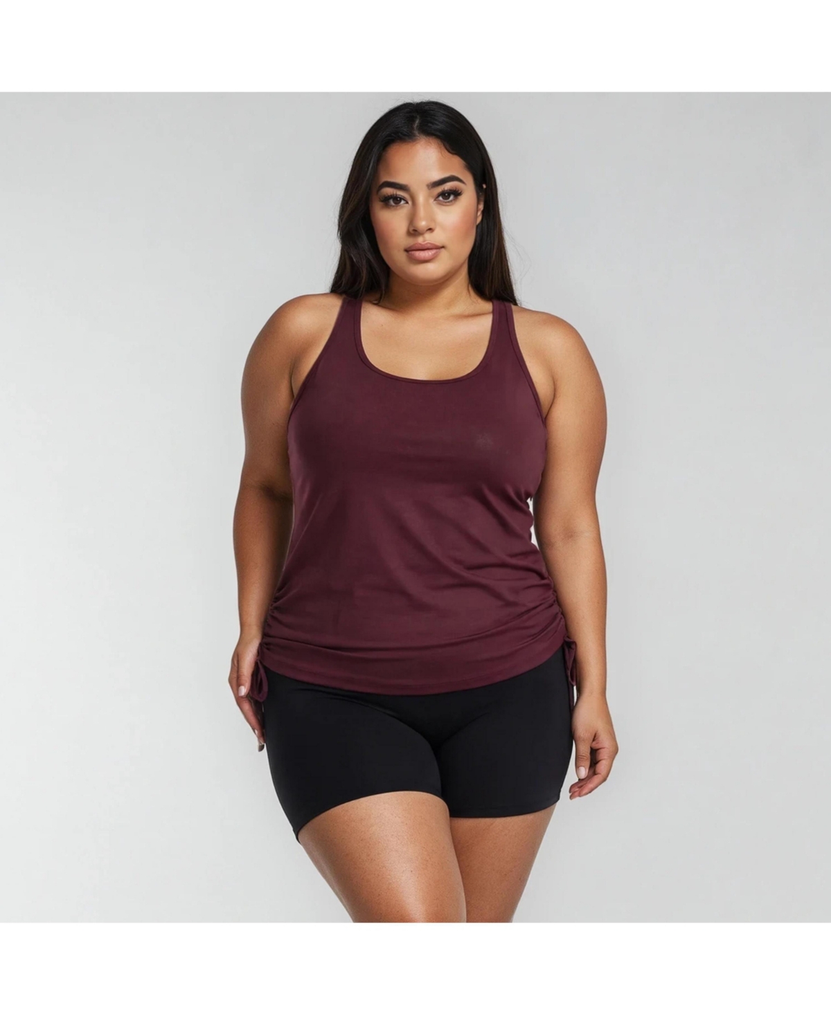 Click here for Calypsa Plus Size Maya Tankini Swim Top with Remov... prices