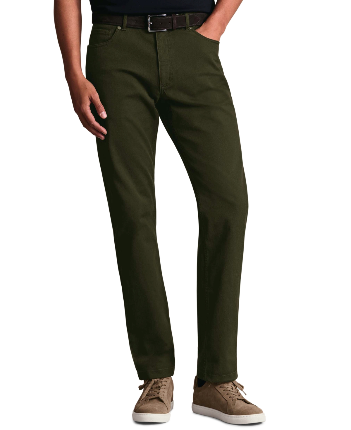 Click here for Charles Tyrwhitt Mens Slim-Fit Garment-Dyed Twill... prices