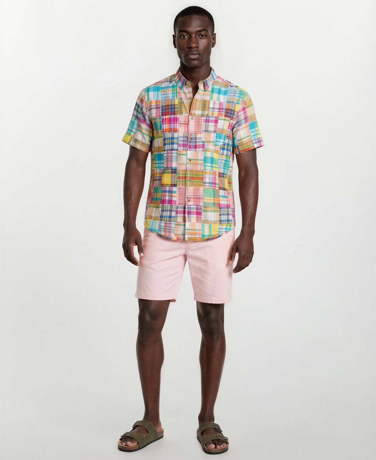 Click here for Vintage 1946 Mens Patch Detail Button-Down Shirt -... prices