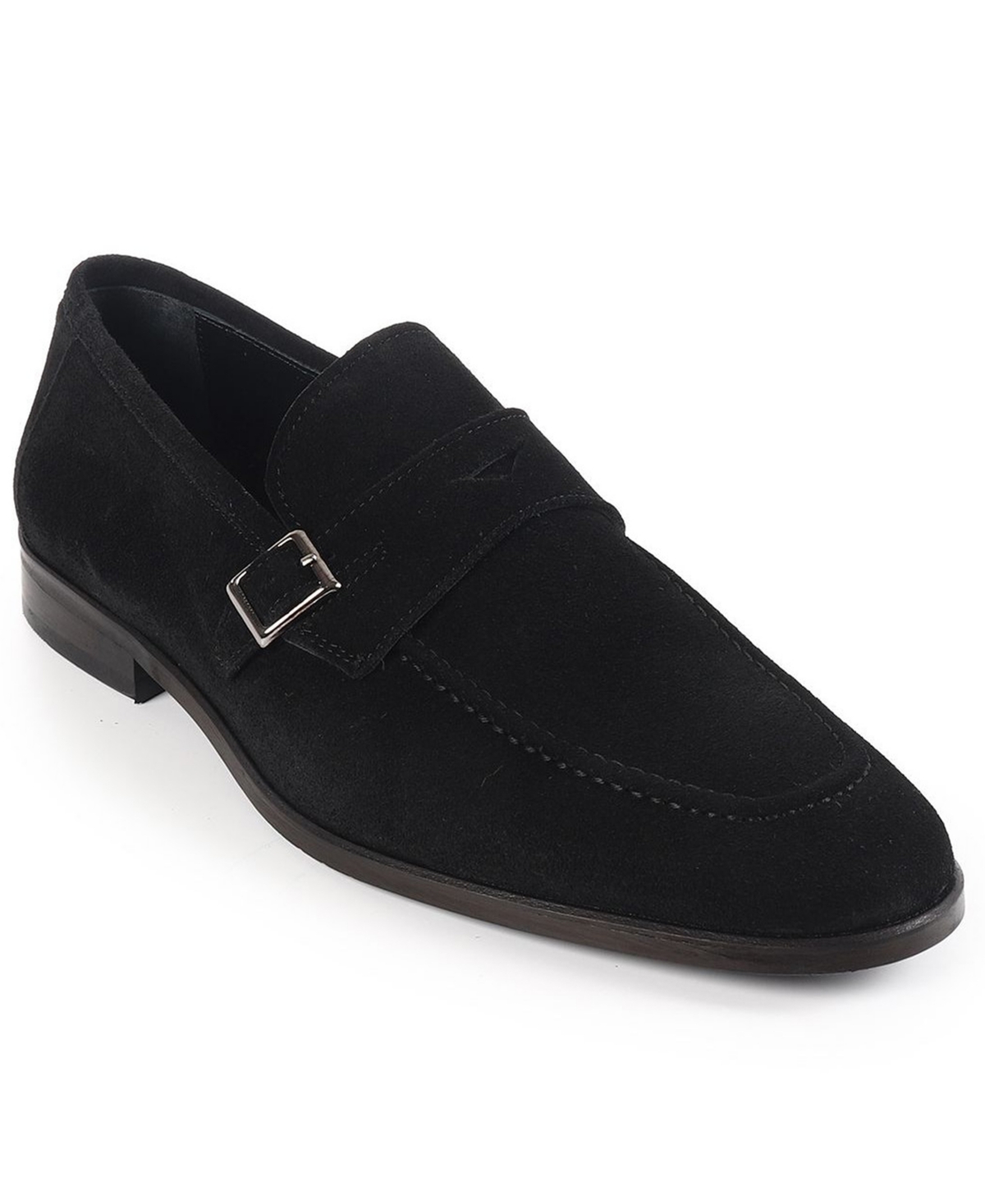 Click here for Vellapais Mens Monk Strap Penny Loafers - Black prices