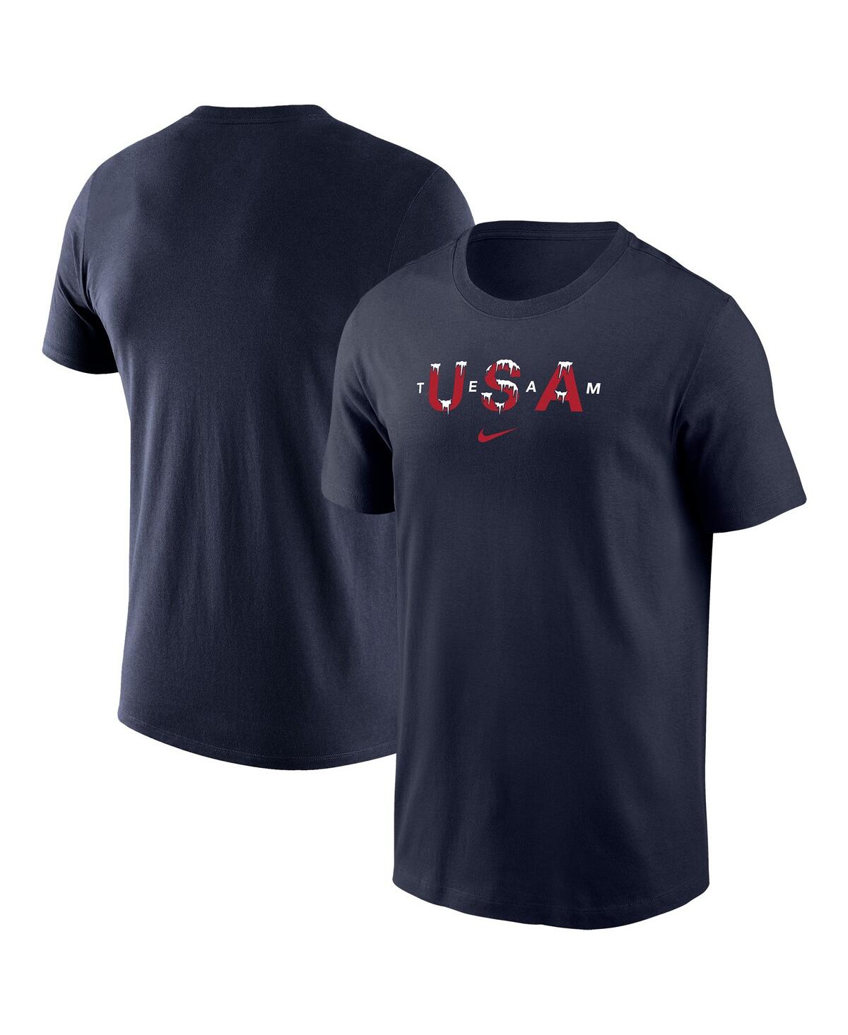 Click here for Nike Mens Navy Team Snow Dri-fit T-Shirt - Navy prices