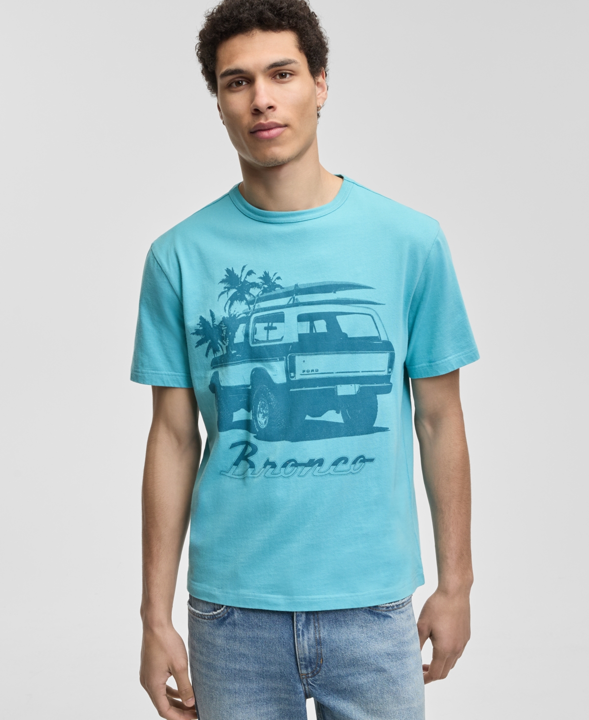 Click here for Sun + Stone Mens Surfer Bronco Truck Graphic Cotto... prices