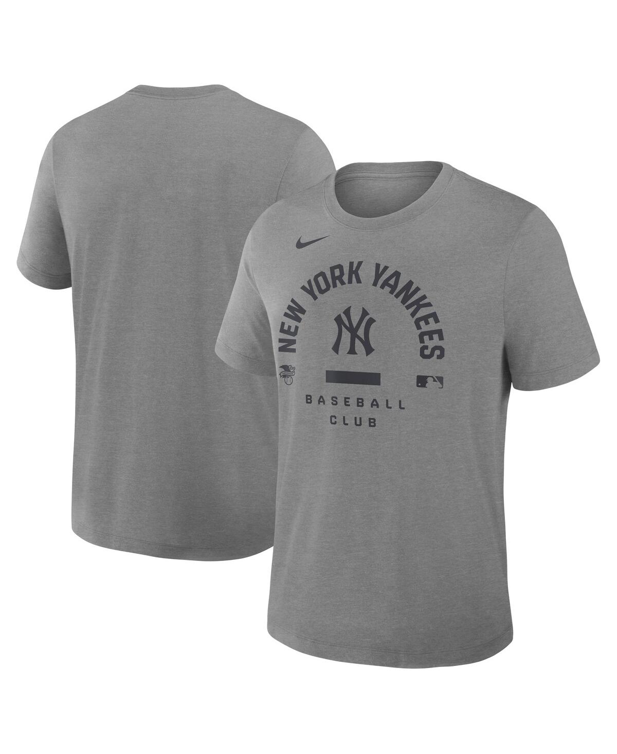 Click here for Nike Mens Heather Charcoal New York Yankees Authen... prices