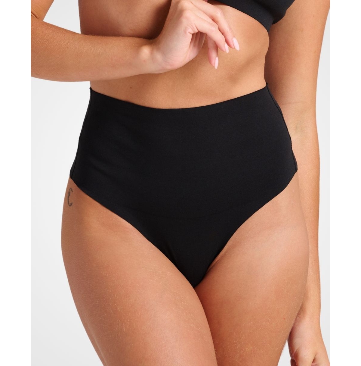 Click here for Siella Womens Organic Cotton No-Show Shaping Thong... prices