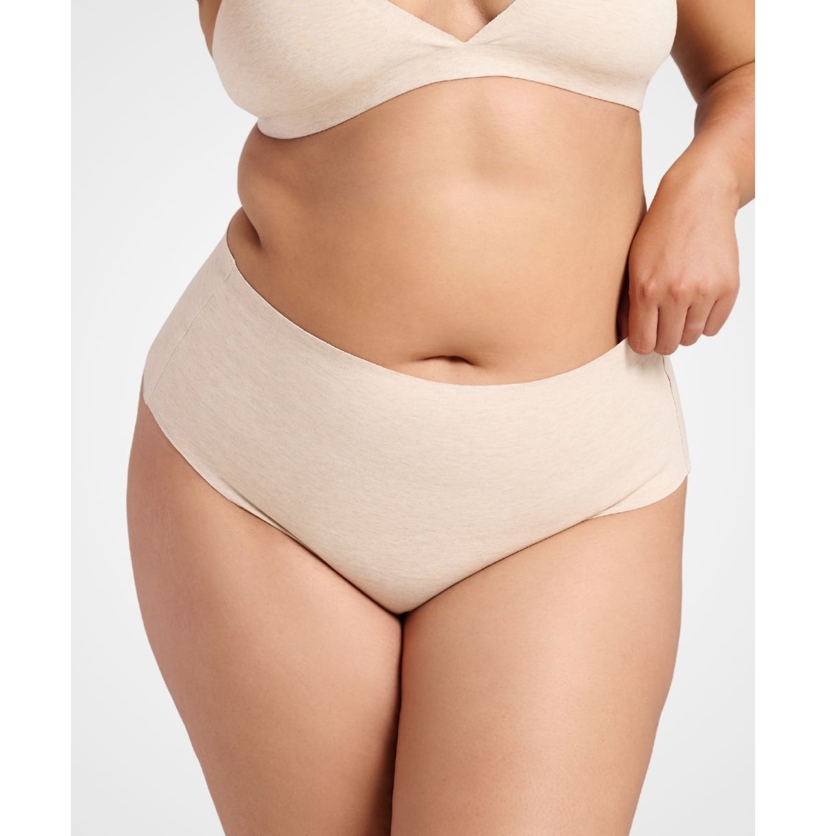 Click here for Siella Womens Organic Cotton No-Show Shaping Thong... prices
