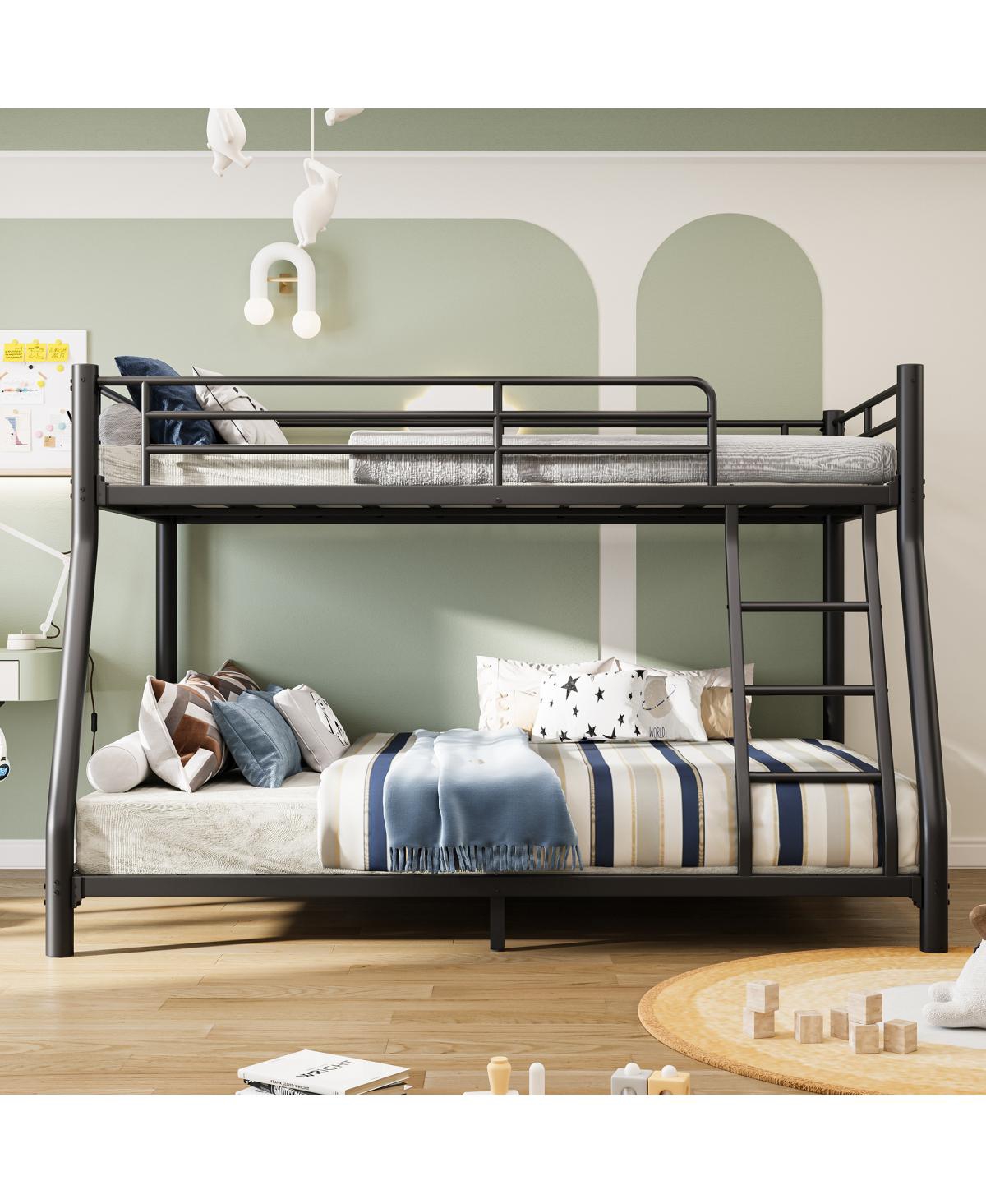 Click here for Streamdale Furniture Twin Over Full Metal Bunk Bed... prices