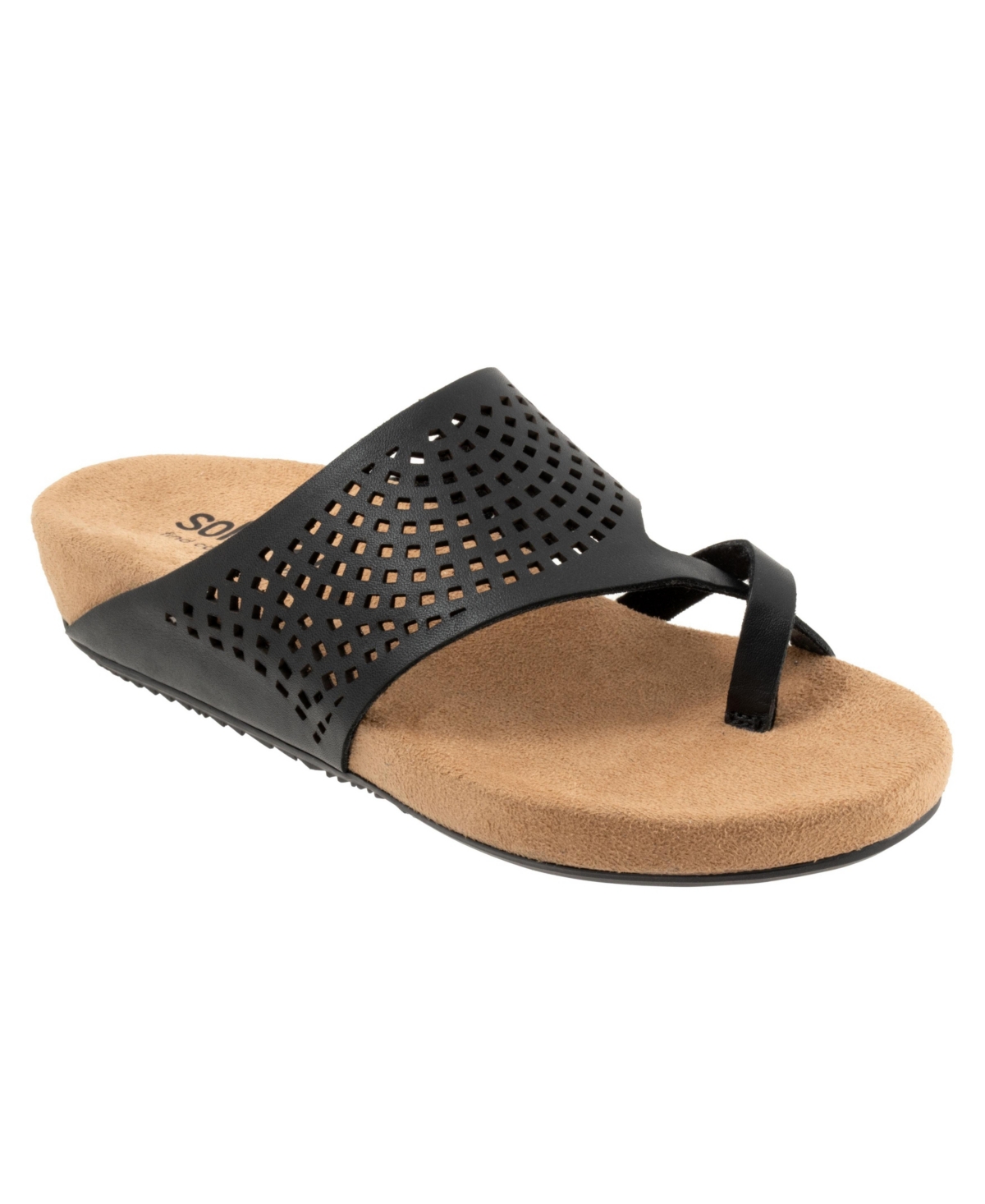 Click here for Softwalk Womens Blaine Perf Sandal - Black prices