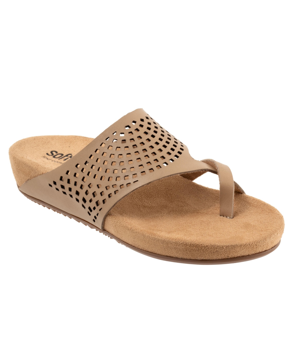 Click here for Softwalk Womens Blaine Perf Sandal - Beige prices