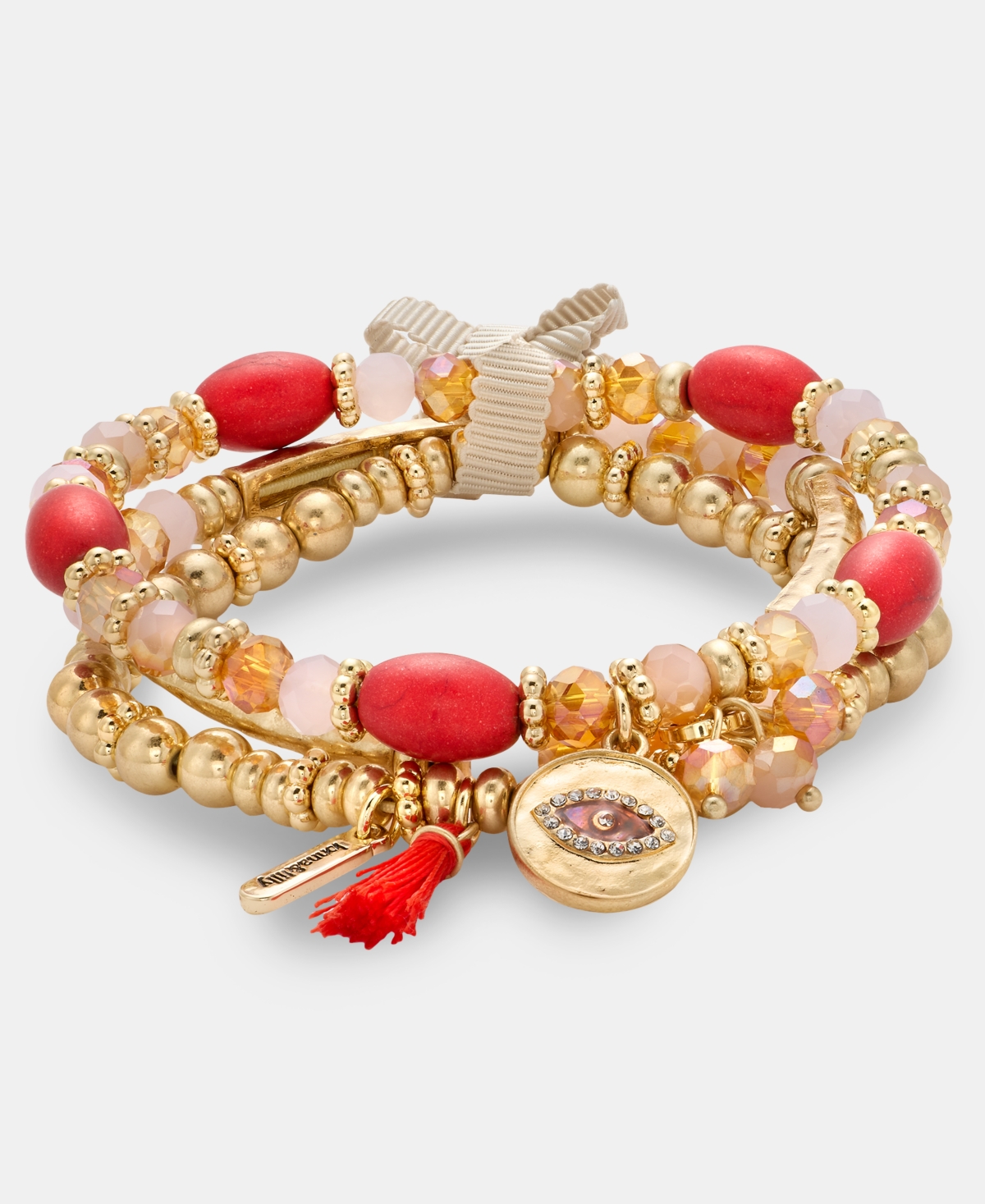 Click here for lonna & lilly 3-Pc. Set Evil Eye Charm Beaded Stre... prices