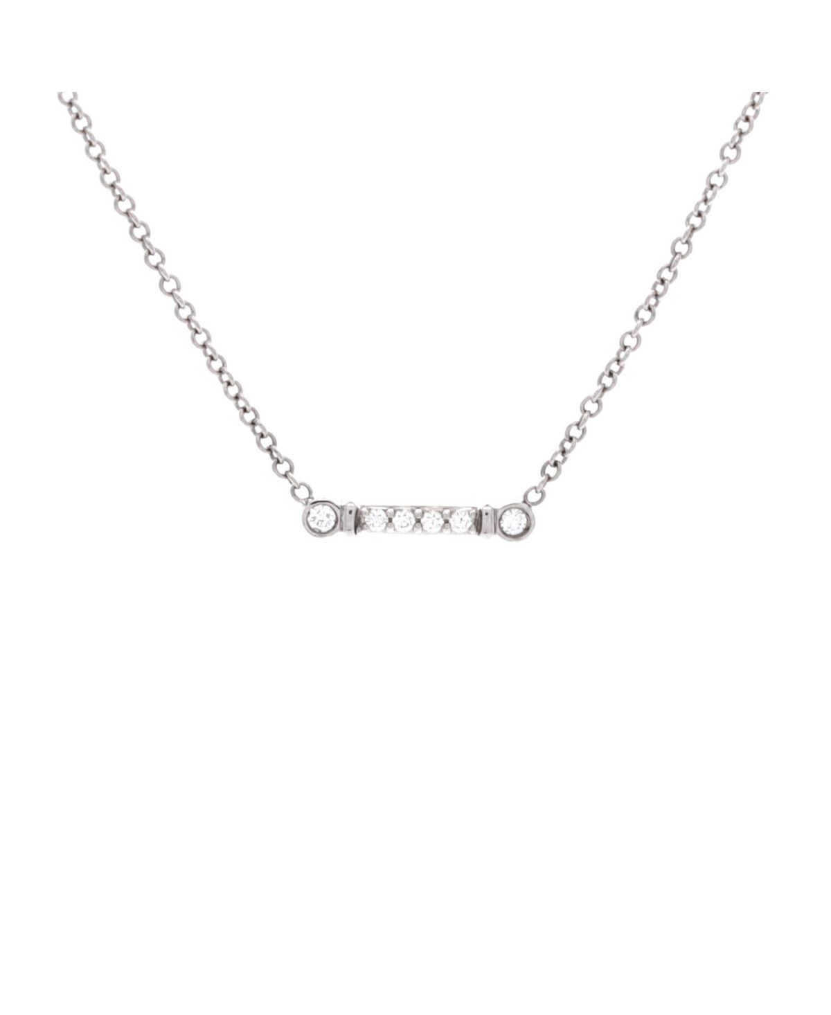 Click here for Pre-Owned Tiffany & Co Fleur de Lis Key Bar Pendan... prices