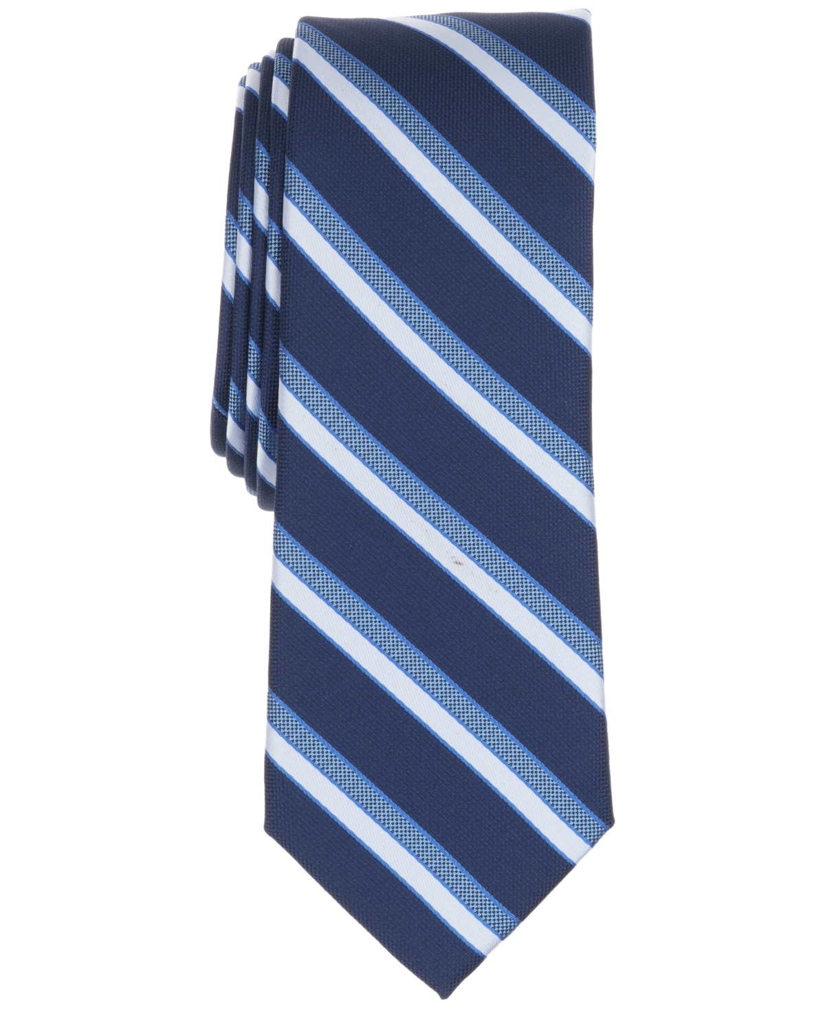 Click here for Bar Iii Mens Weston Stripe Skinny Tie  Macys Exclu... prices