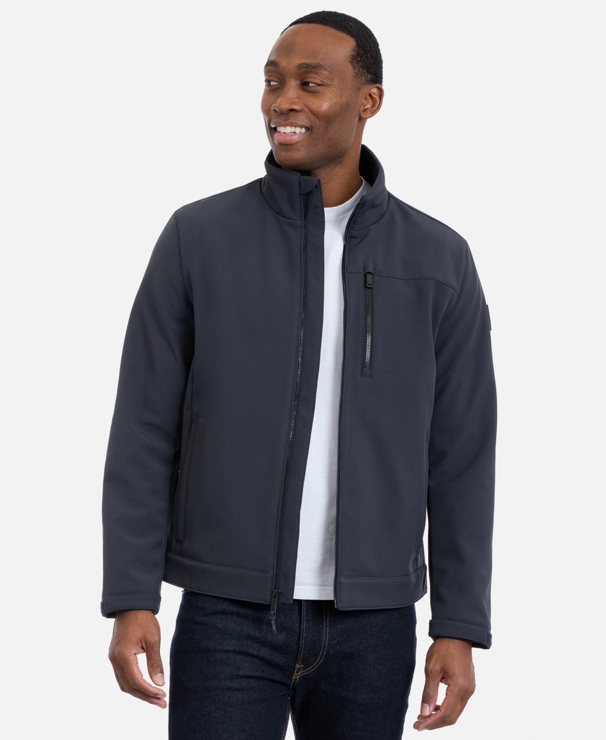Click here for Calvin Klein Mens Water Resistant Softshell Jacket... prices