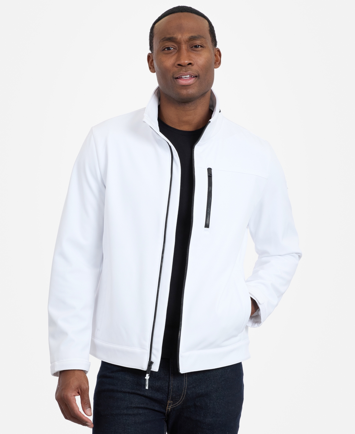 Click here for Calvin Klein Mens Water Resistant Softshell Jacket... prices