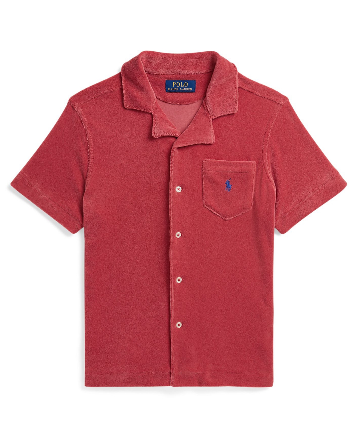 Click here for Polo Ralph Lauren Boys 8-20 Terry Camp Shirt - NAN... prices