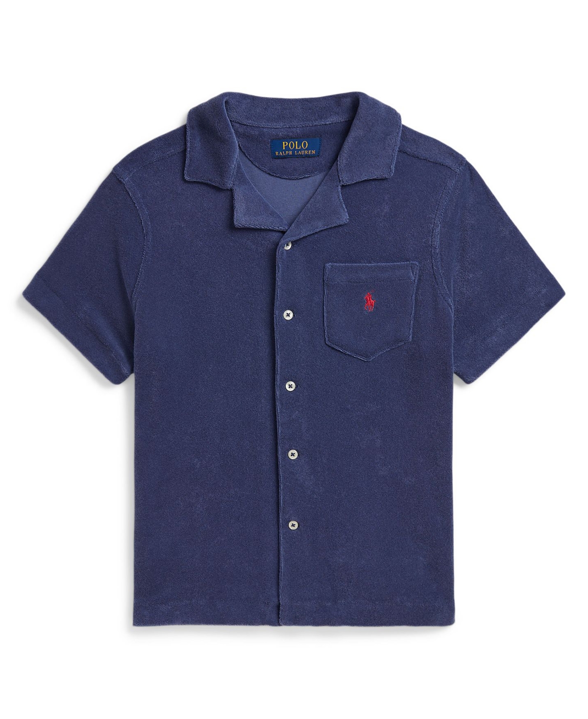 Click here for Polo Ralph Lauren Boys 8-20 Terry Camp Shirt - LIG... prices