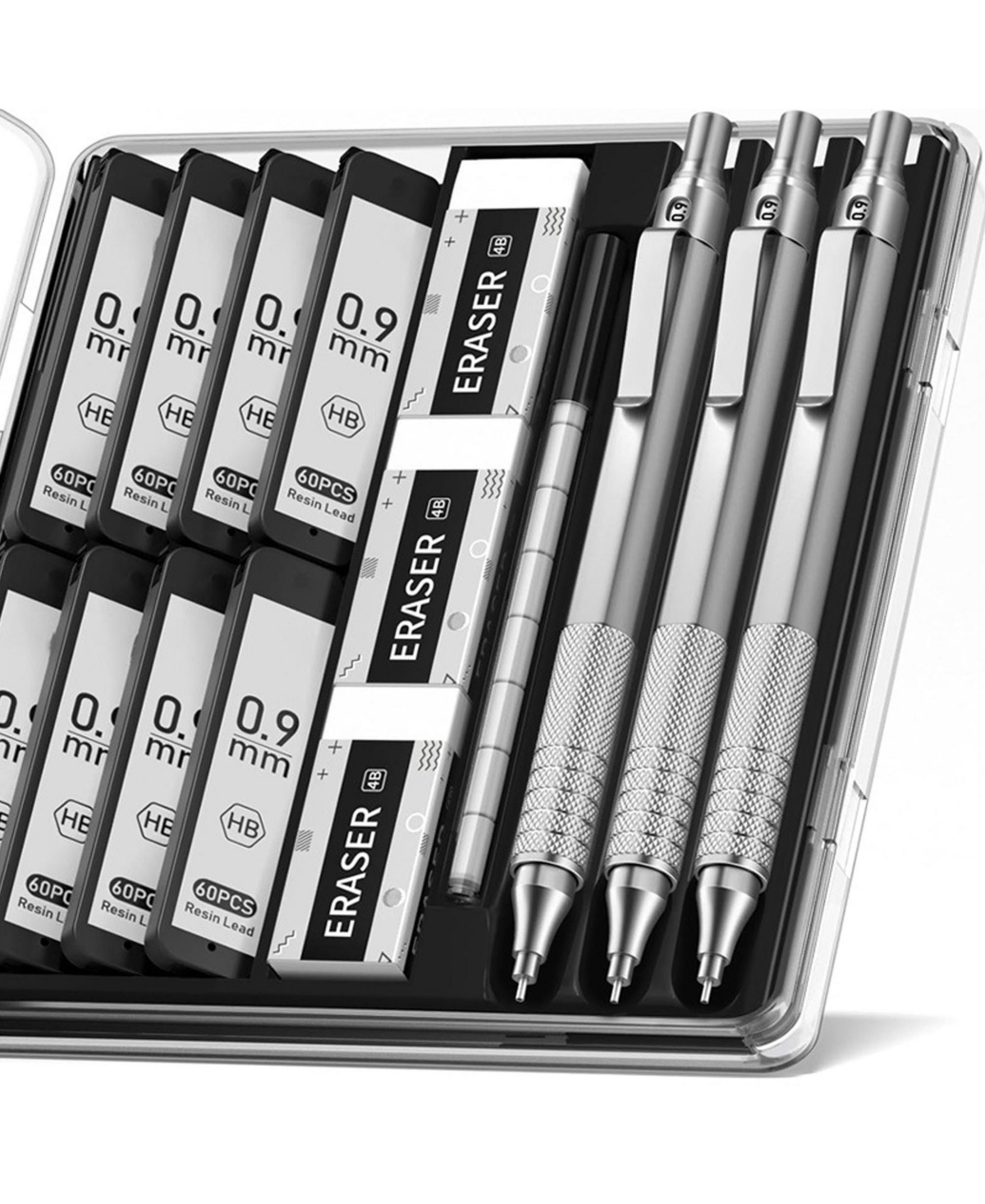 Click here for Htutwoo 0.9mm Metal Mechanical Pencil Set - 3PCS A... prices