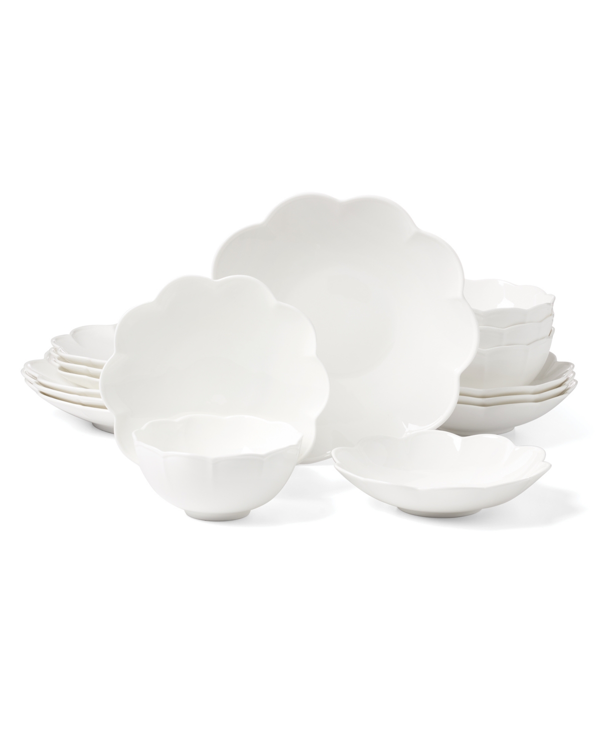 Click here for Lenox Studio 1414 Scallop 16-Pc. Dinnerware Set  S... prices