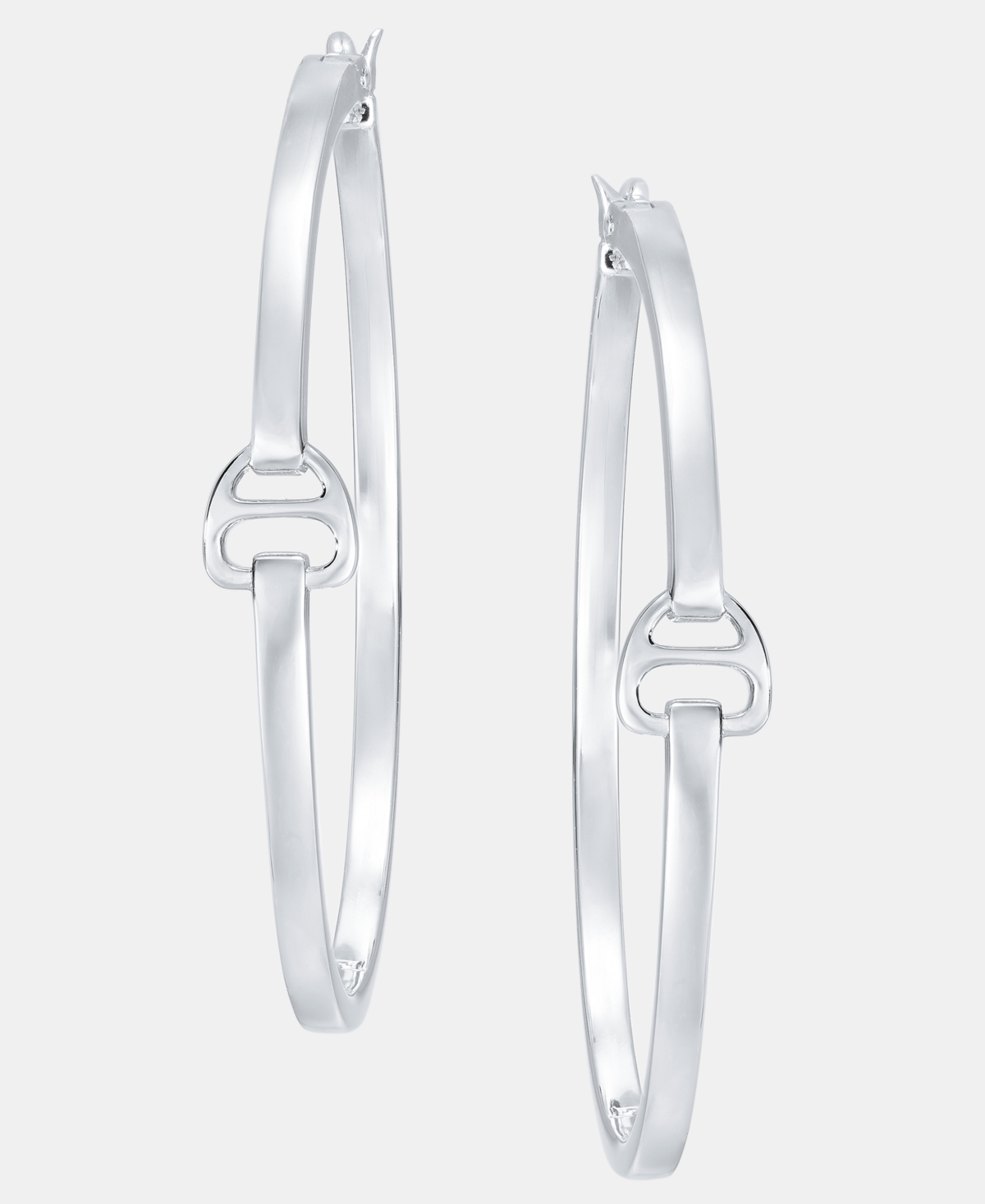 Click here for Lauren Ralph Lauren Equestrian 40mm Hoop Earrings... prices