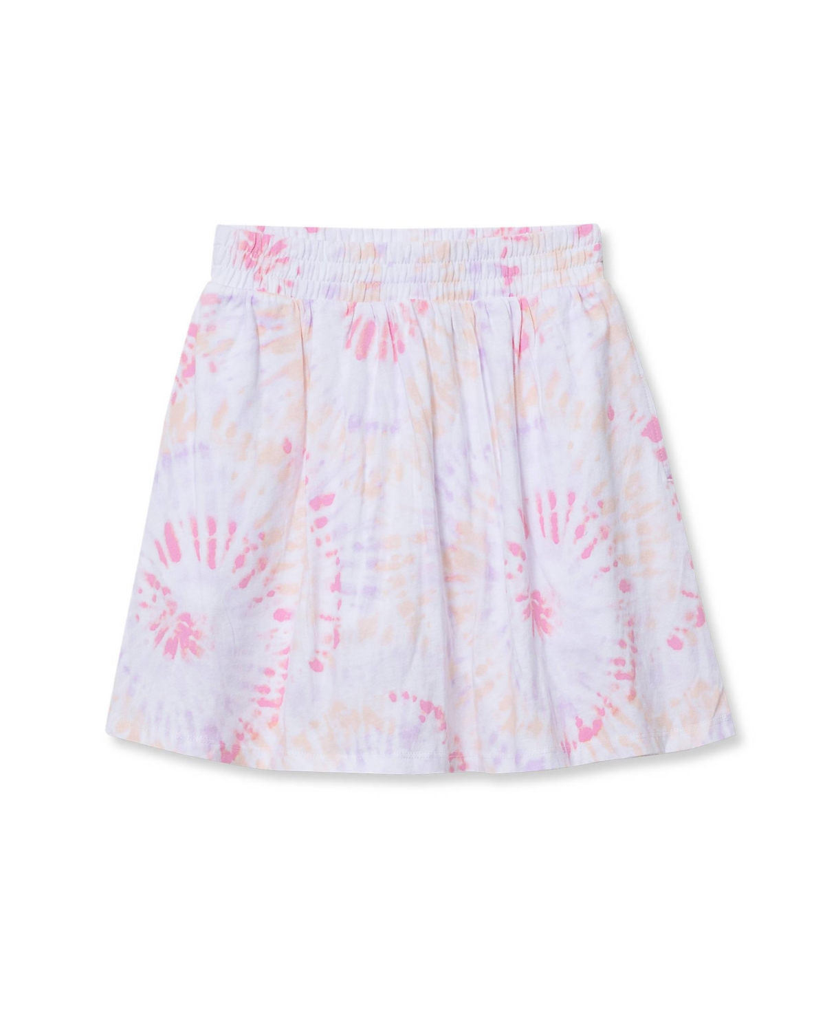 Click here for Lands End Girls Smocked Skort - Pastel multi tie d... prices