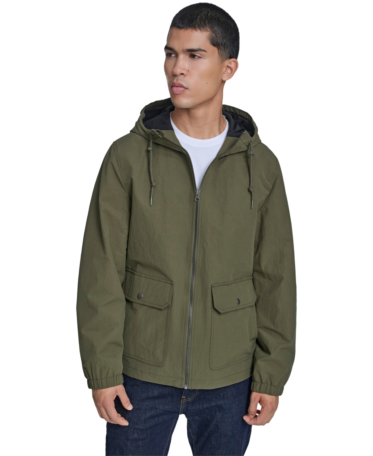 Click here for Levis Mens Lightweight Hooded Jacket - Light Olive prices